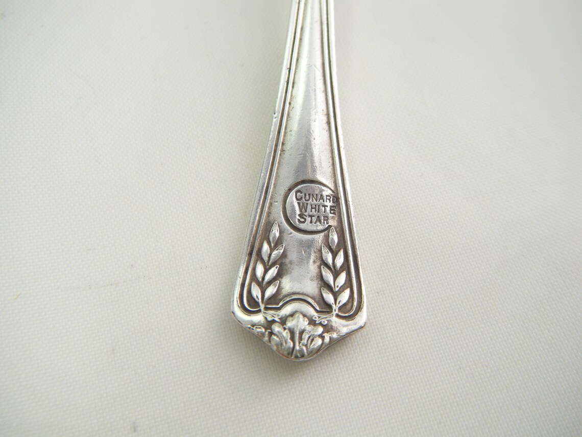 Early Cunard White Star Master Salt Spoon Elkington Silver Plate - Etsy