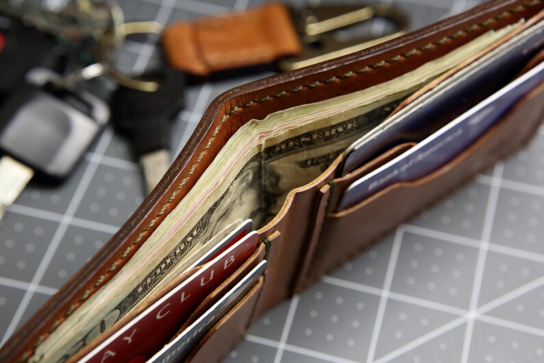 Handmade Leather Bi-fold Wallet the Markhor. W&C Harness - Etsy