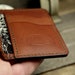 The Commander. A Handmade Leather Bi-fold Wallet With a - Etsy