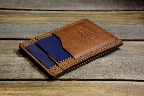 The Apex A Vertical Card Holder/wallet. Handmade With | Etsy