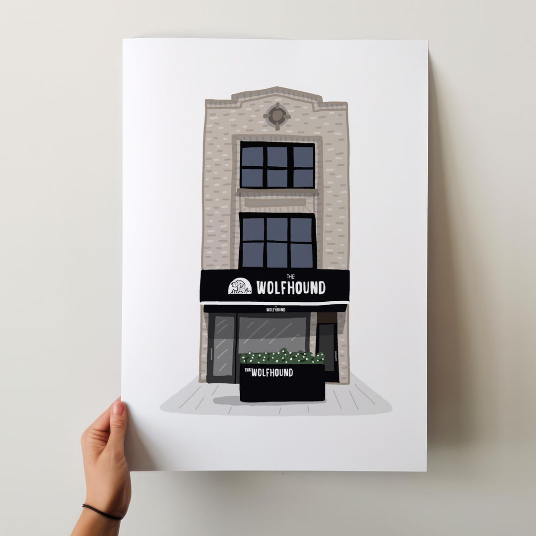 Astoria Collection - the Wolfhound, Art Print, Wall Decor, New York ...