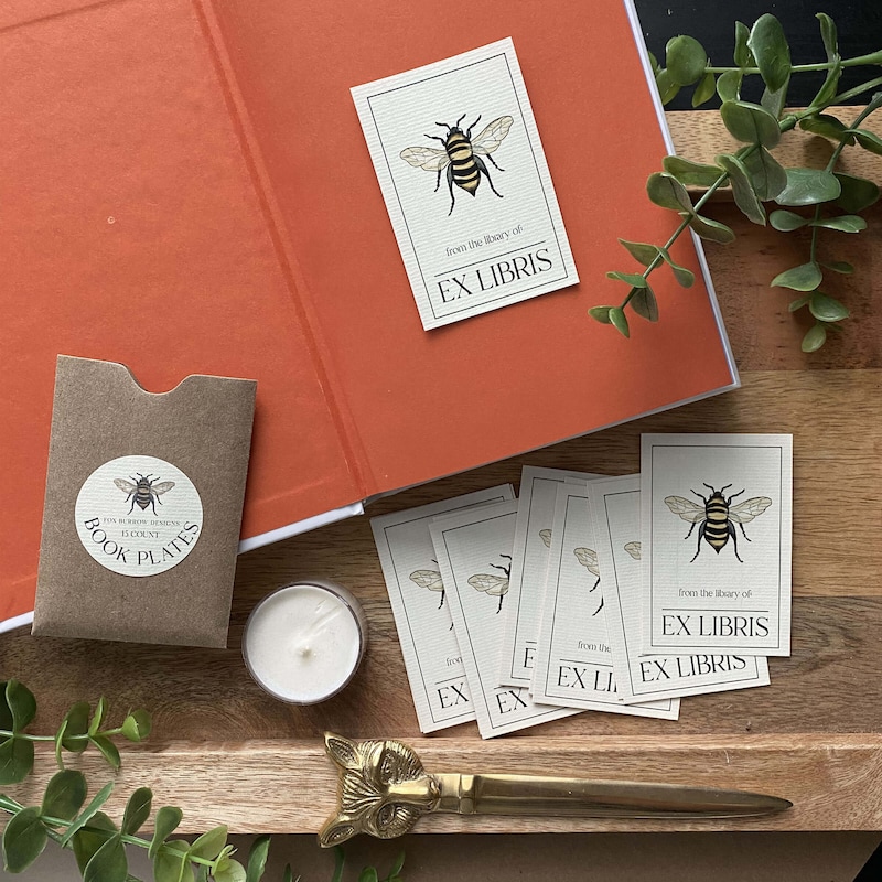 Custom Bookplates - Etsy