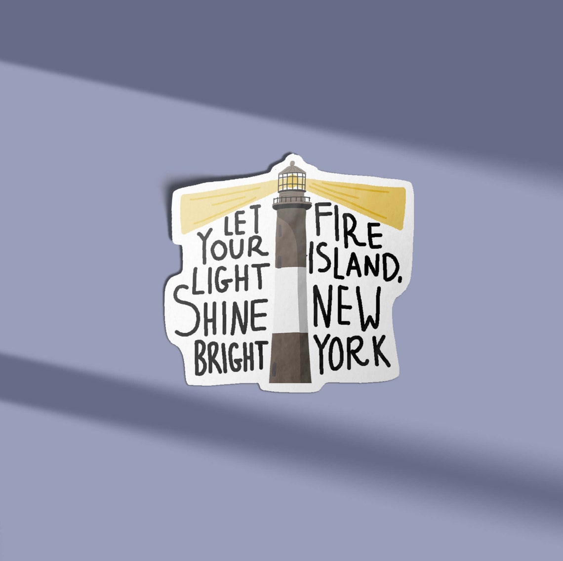 Long Island Sticker Set 2.0, 3x3 Die Cut Stickers, Montauk, Fire Island ...