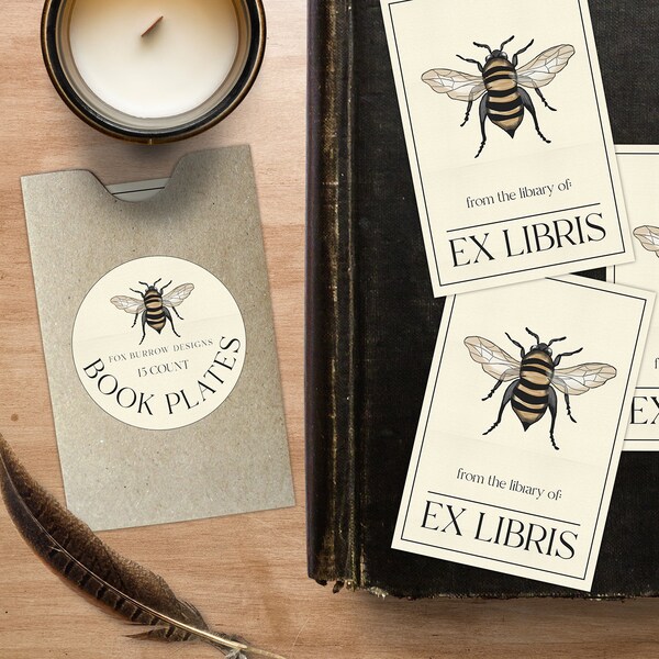 Bookplate - Etsy