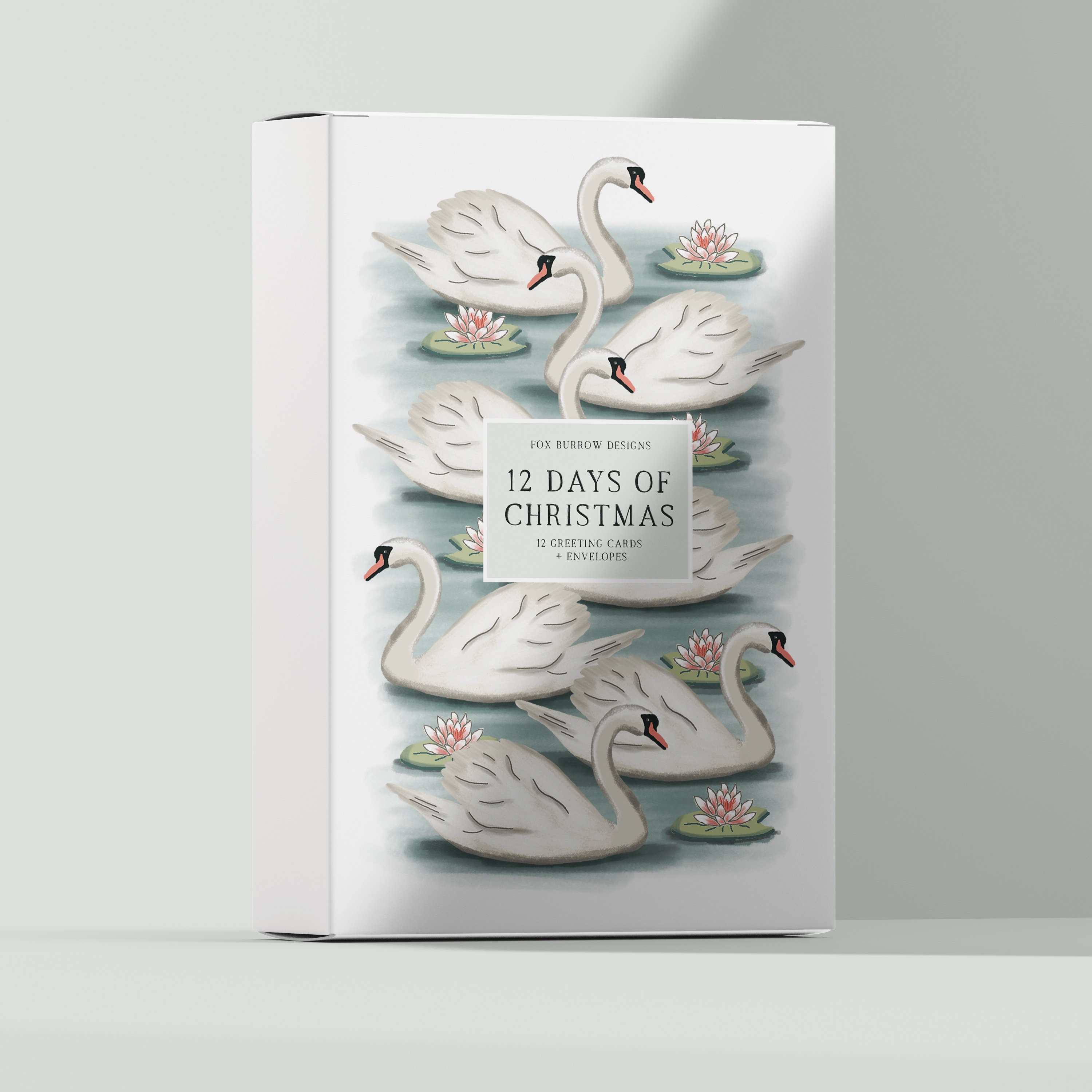 12 Days of Christmas Holiday Card Box Set, Christmas Cards, Holiday ...