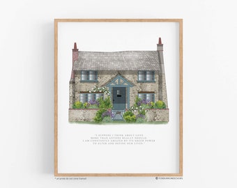 Rose Covered Cottage | Etsy
