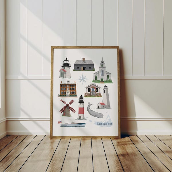 Nantucket Art - Etsy
