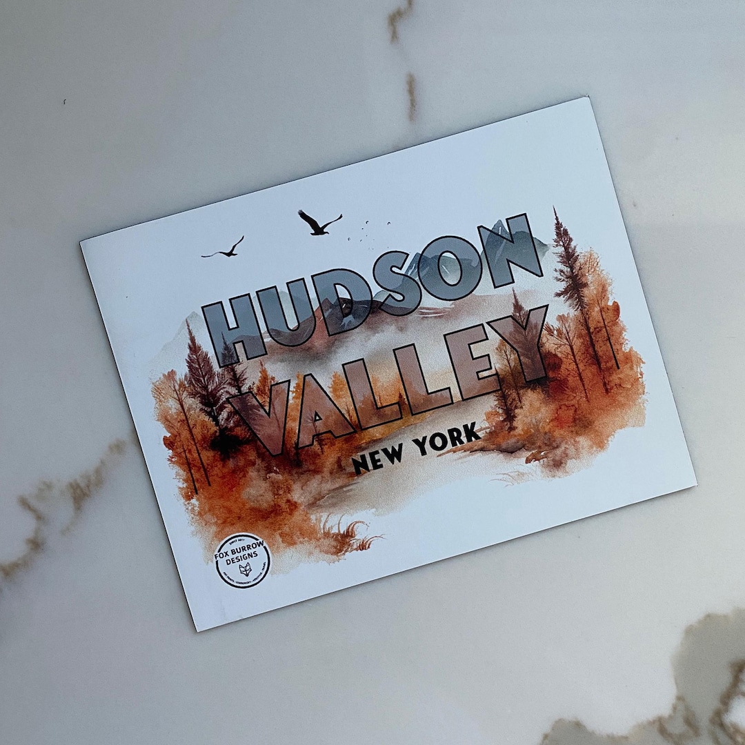 Hudson Valley Nature Magnet, Oversized Refrigerator Magnet, Art Magnet ...
