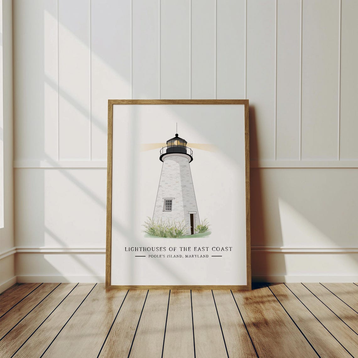 Poole's Island, Lighthouses of the East Coast, Art Print, Wall Decor ...
