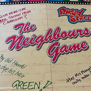 1988 'the Neighbours Game' the Official Game Based on the Classic Ozzy ...