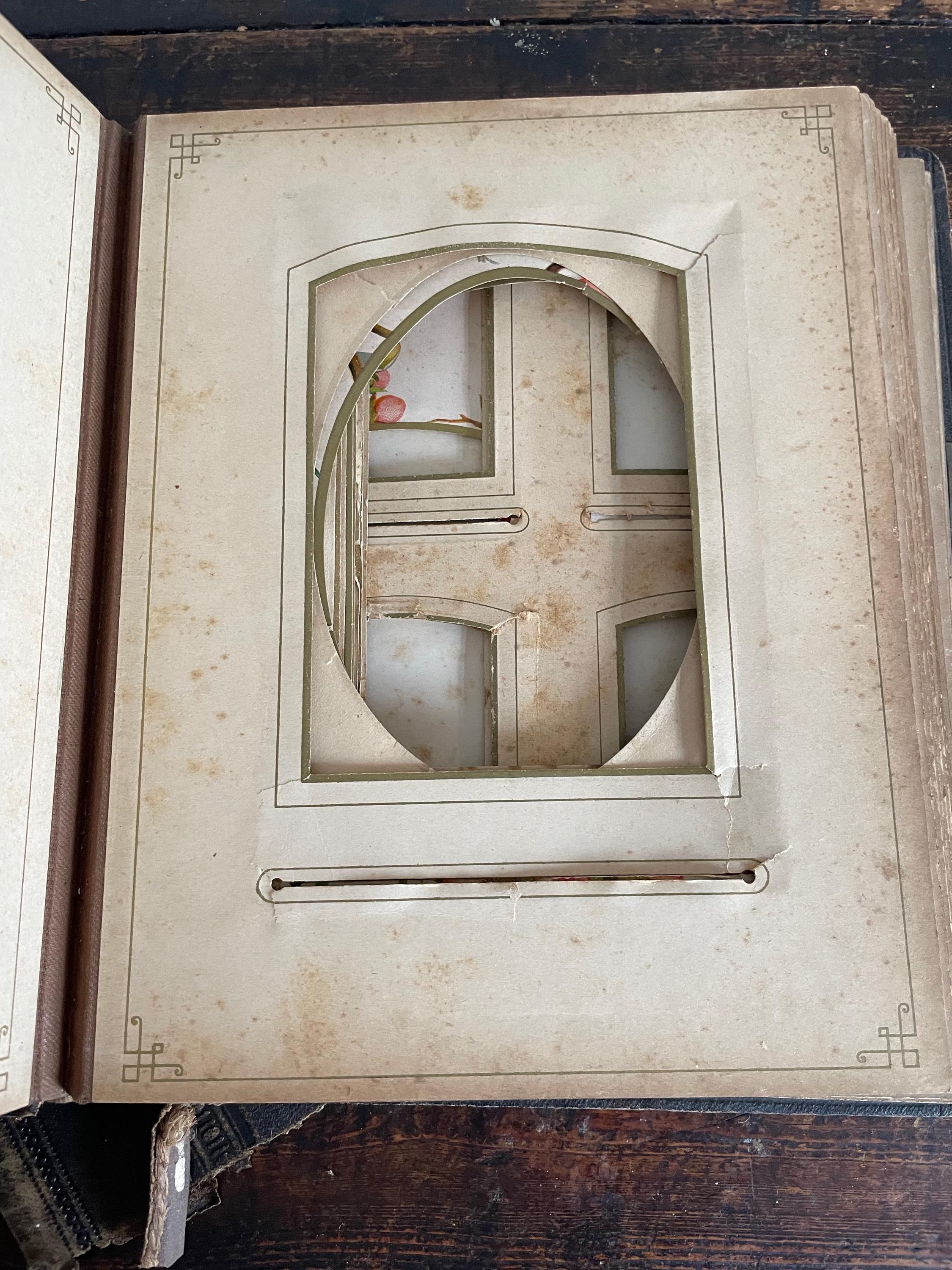 Victorian Photo Album, With Beautiful Floral Illustrations See All ...