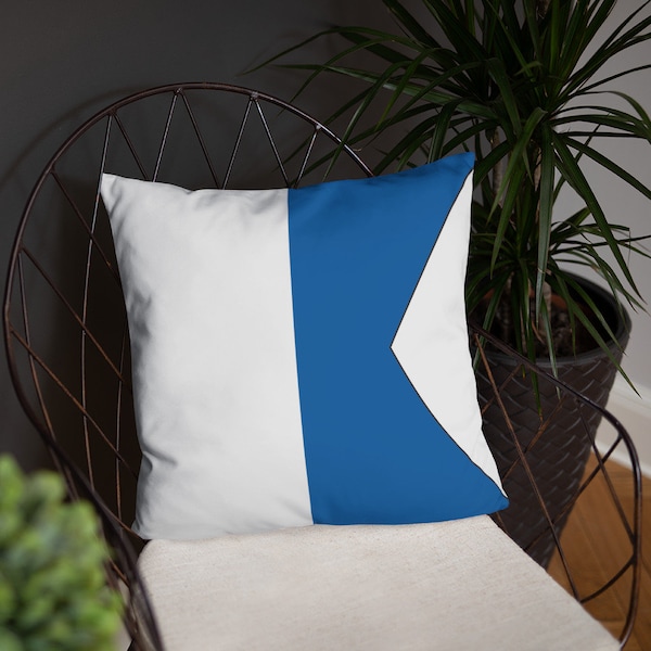 Nautical Flag Pillow - Etsy