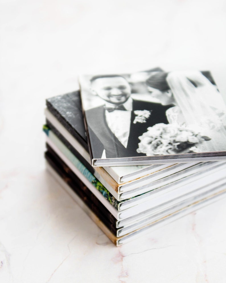 Mini photo book 5x5cm softcover photobook as the perfect door | Etsy