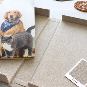Clamshell Linen Box; an Archival Portfolio Box for Keepsake Storage ...
