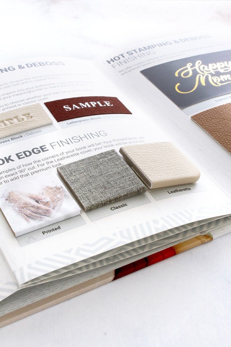 Wedding Album Swatch Kits Materails, Papers, Ribbons and Finishing ...