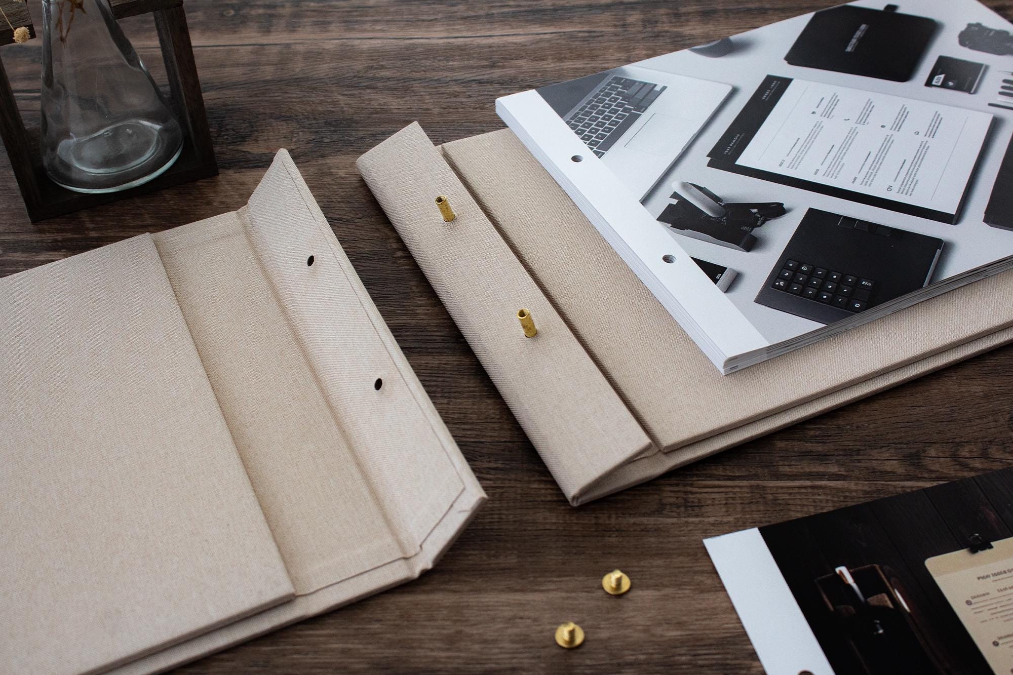 Portfolio Presentation Book (A3/A4 & US Letters) - Post Bound With ...