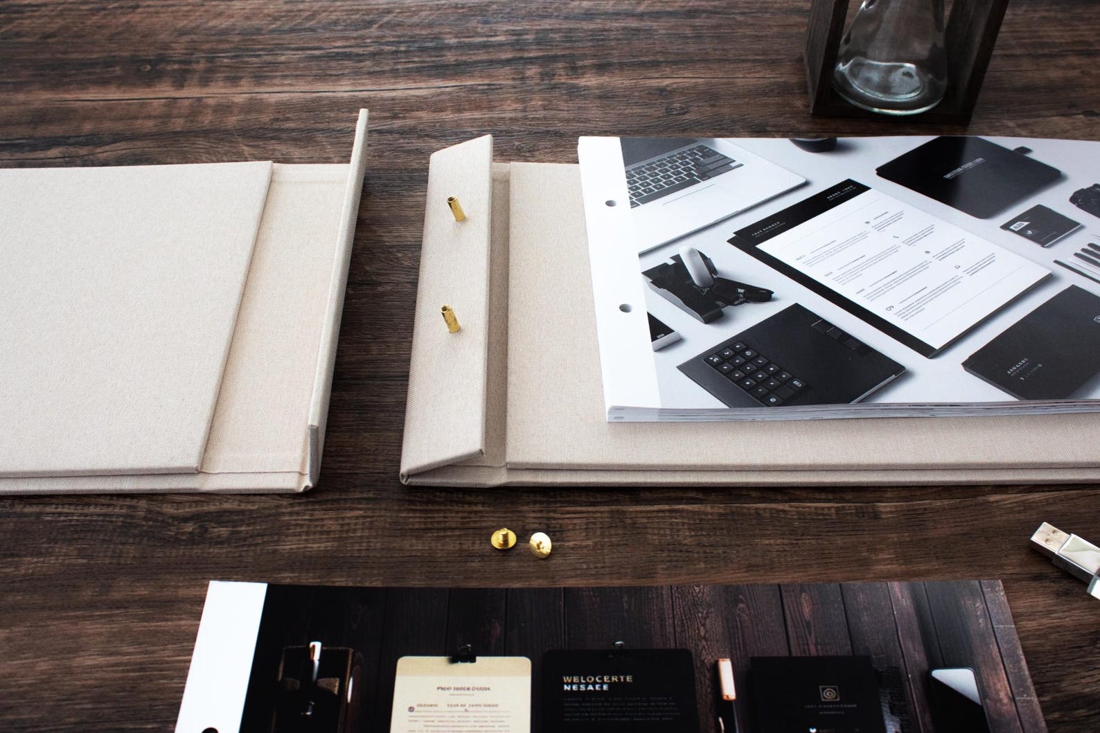 Portfolio Presentation Book (A3/A4 & US Letters) - Post Bound With ...