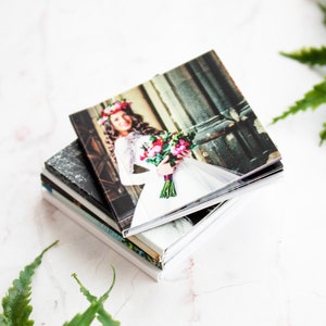 Mini Photo Book, 5x5cm Softcover Photobook as the Perfect Door Gift for ...