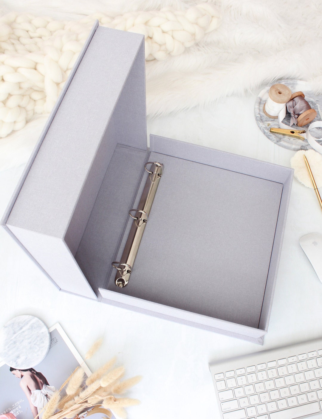 Clamshell Integrated Box & File Folder (US Letter/a4), a Handmade ...