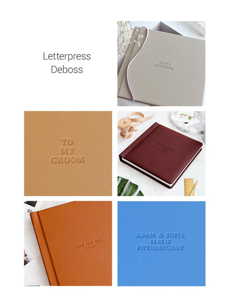 Custom Deboss / Emboss / Imprint and Gold / Silver Foil Hot - Etsy Ireland