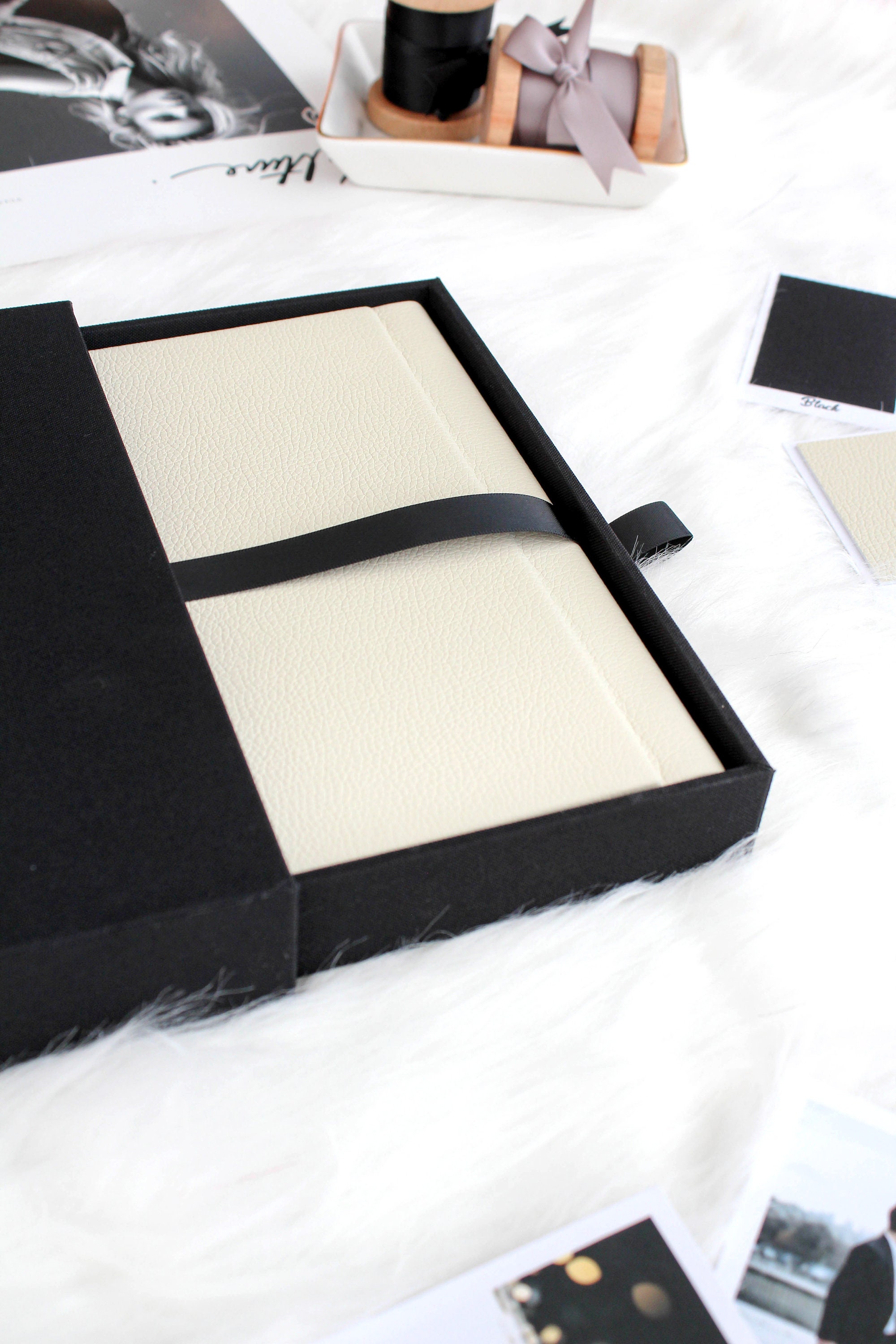 Pandora Linen Slide Box With Your Logo Stamping a Handmade Keepsake ...