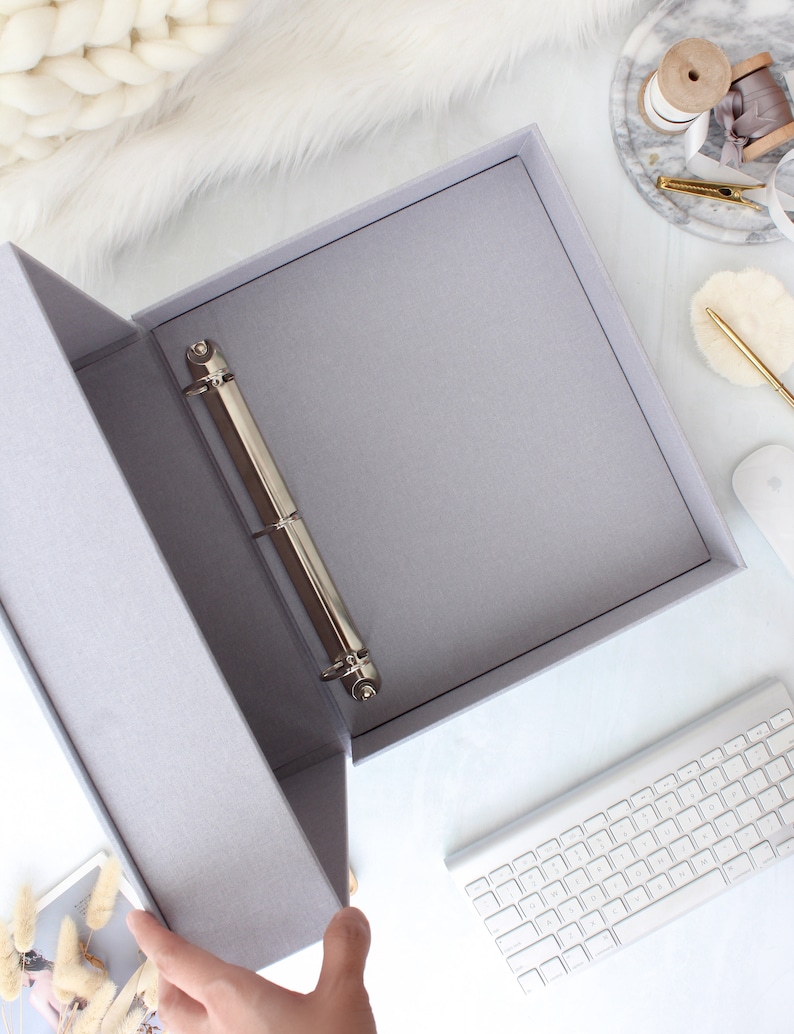 Clamshell Integrated Box & File Folder (US Letter/a4), a Handmade ...