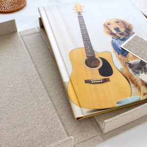 Clamshell Linen Box; an Archival Portfolio Box for Keepsake Storage ...