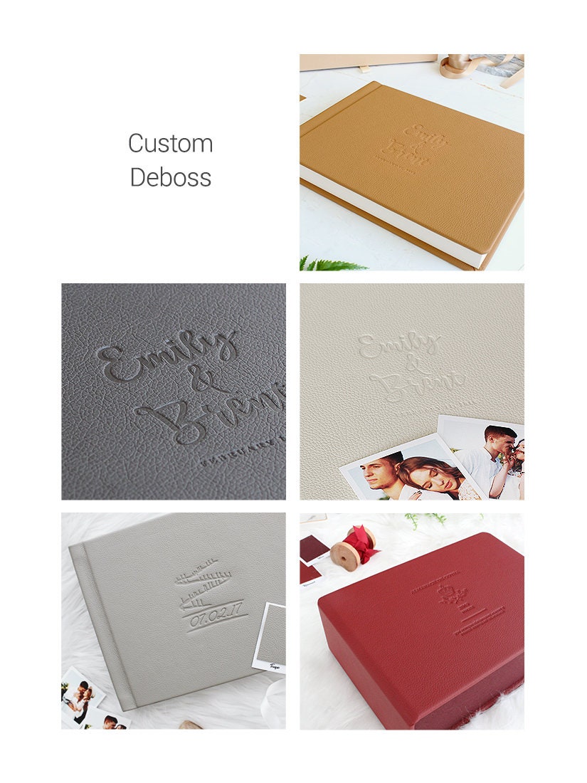 Custom Deboss / Emboss / Imprint and Gold / Silver Foil Hot - Etsy ...