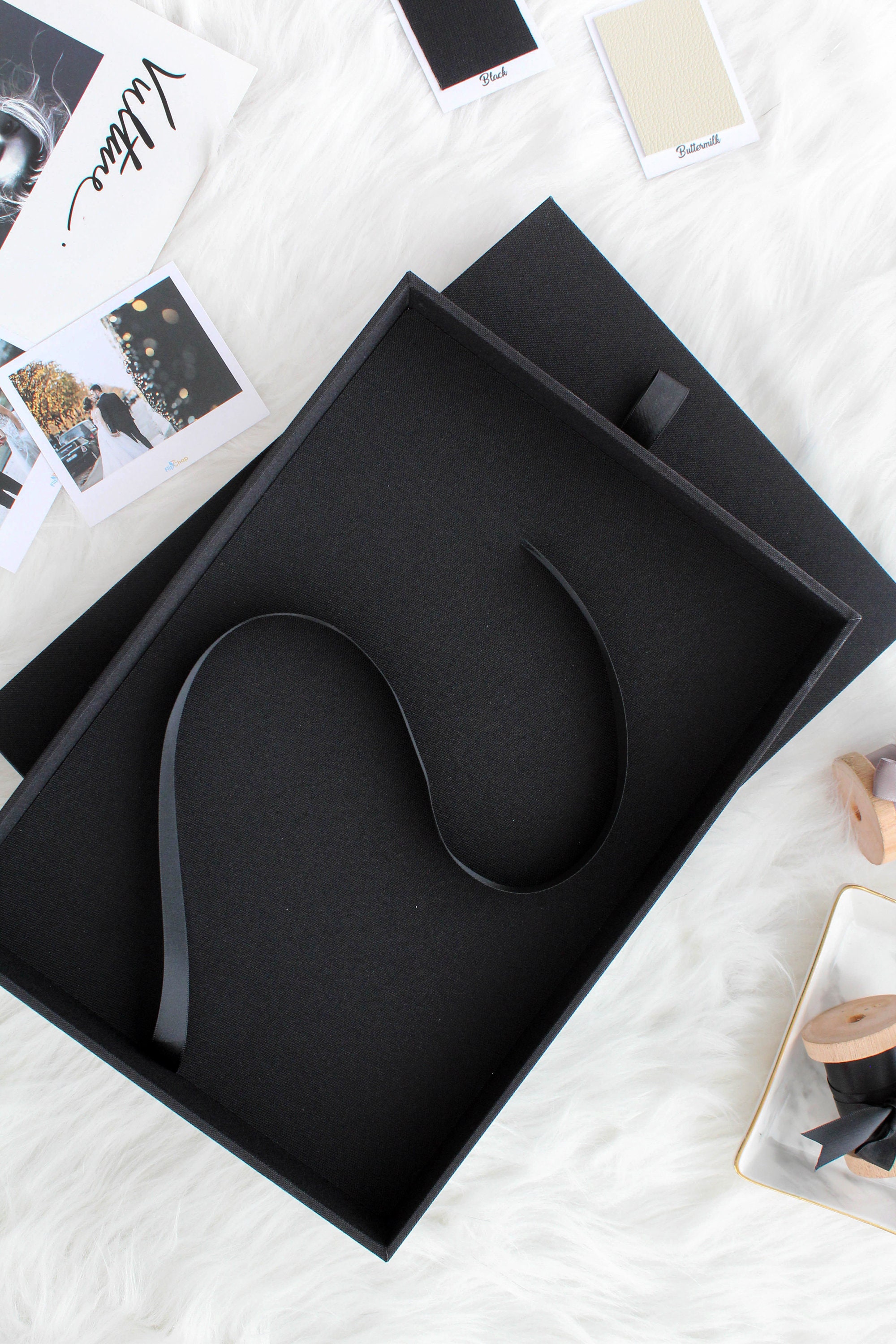 Pandora Linen Slide Box With Your Logo Stamping a Handmade Keepsake ...