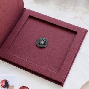 Linen CD & DVD Sleeve Box With Your Logo Stamping; a Handmade Keepsake ...