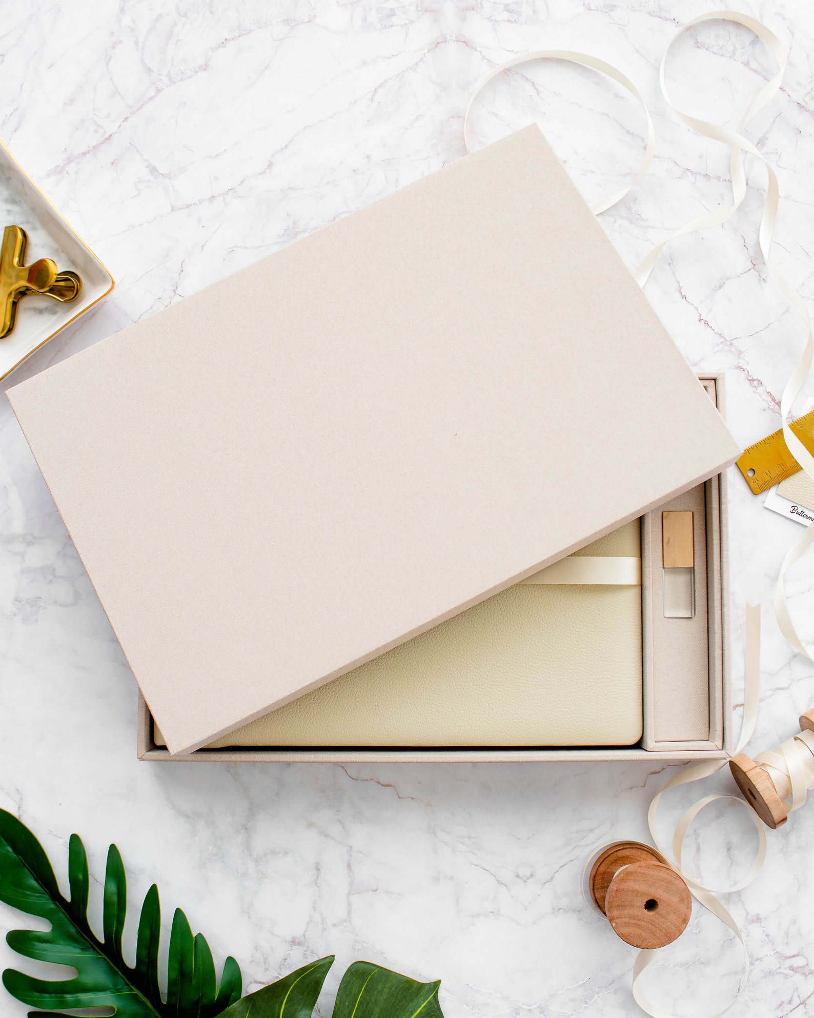 Handmade Linen Keepsake Box With USB & DVD Slot - Etsy