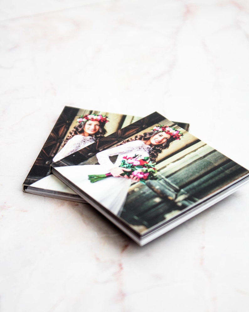 Mini photo book 5x5cm softcover photobook as the perfect door | Etsy