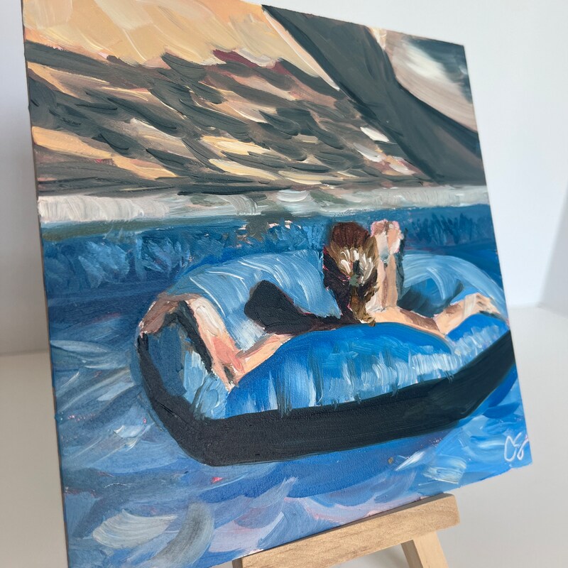Pool Painting - Etsy
