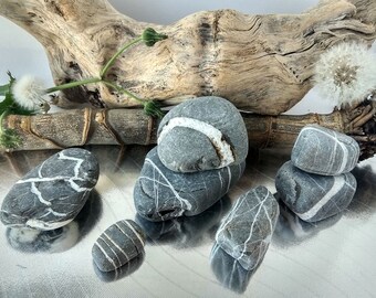 Striped rocks | Etsy