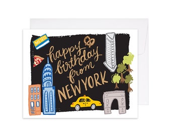 New York Birthday | Etsy