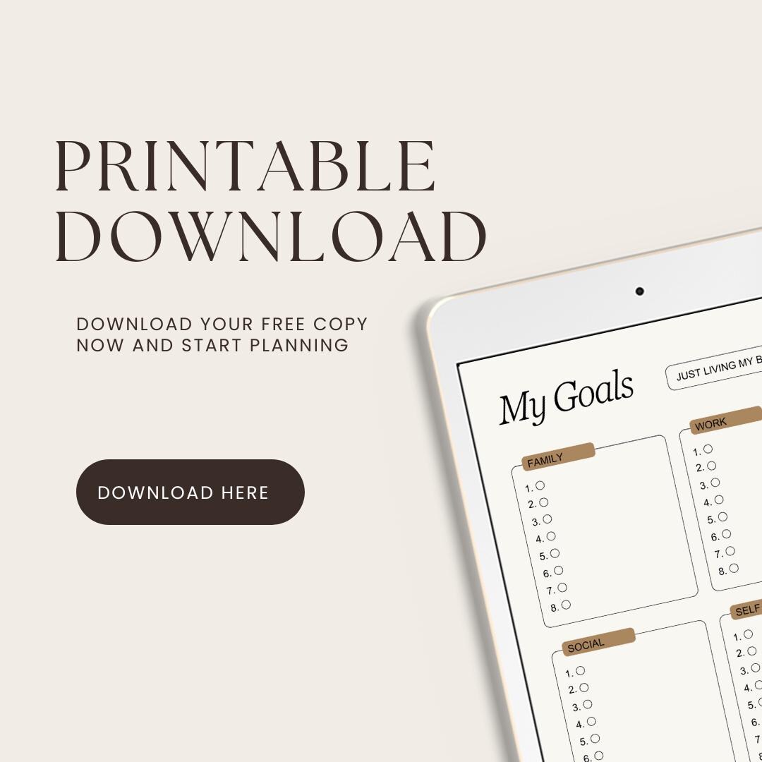 Digital Goal Setting- Goal Digital, Goal Setting Printables, Goal ...