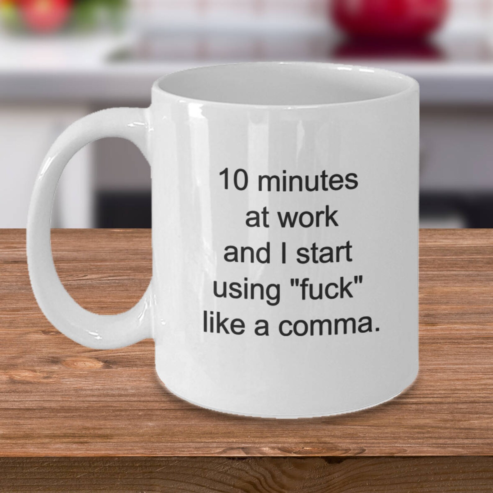 10 Minutes at Work and I Start Using F Like a Comma Coffee - Etsy