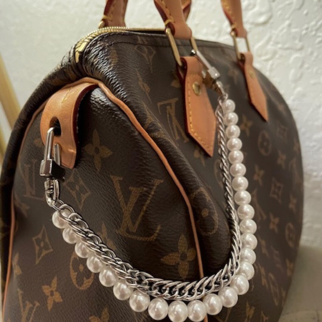 High Quality Bag Charm, Pearl Charm, Silver Chain, Handbag Charms ...