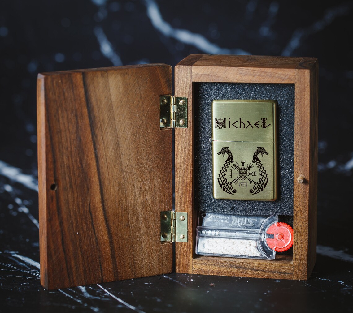 Personalized Engraved Windproof Lighter 143 Viking symbols | Etsy