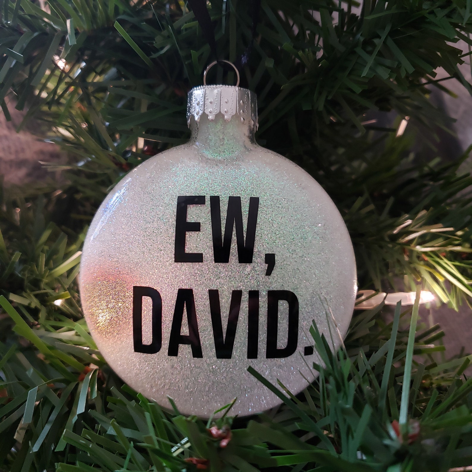 S. Creek Ornaments Set of 4 Ew David Selfish Eat Glass - Etsy