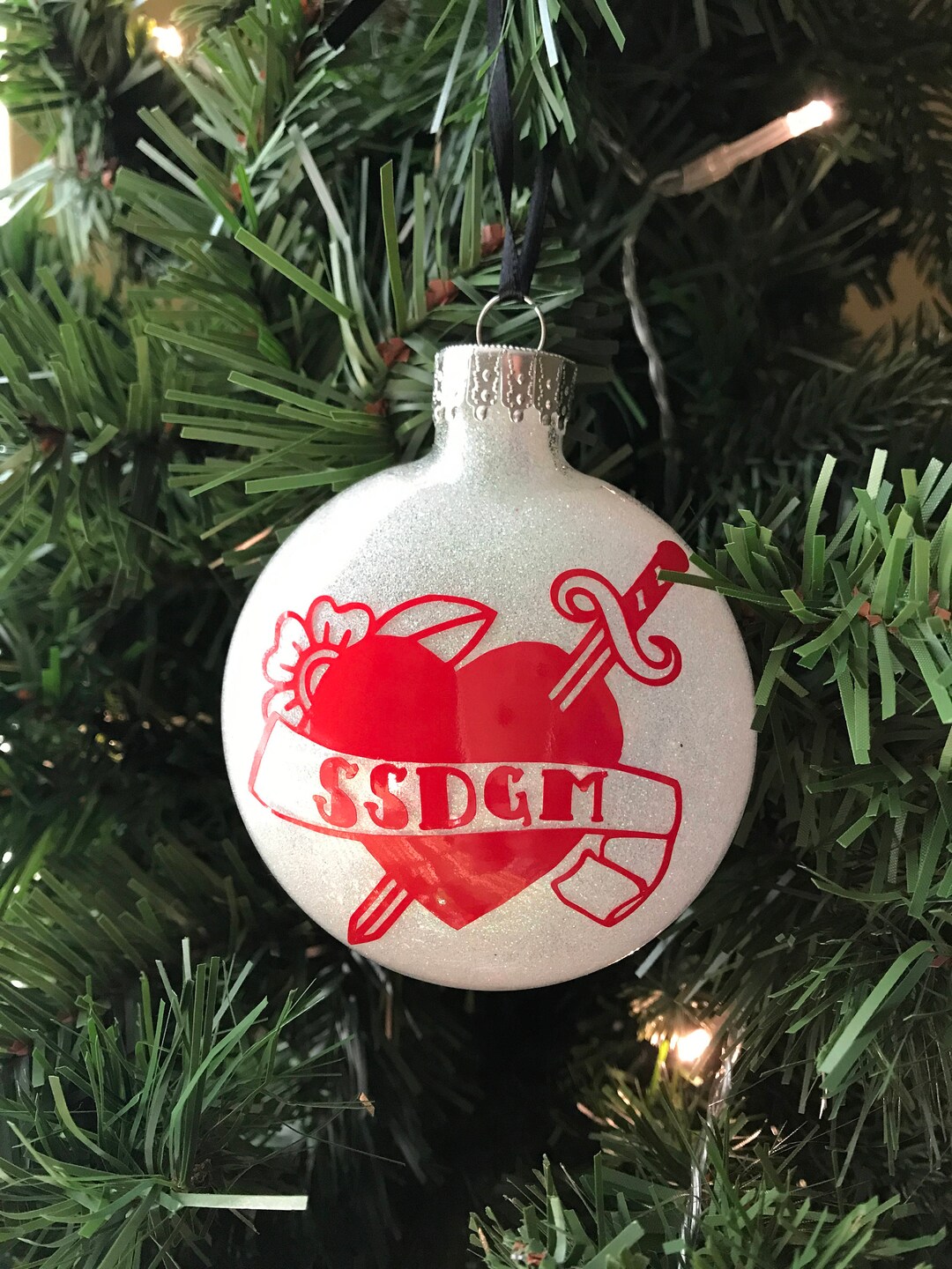 SSDGM Vintage Tattoo Style Christmas Ornament FREE SHIPPING - Etsy