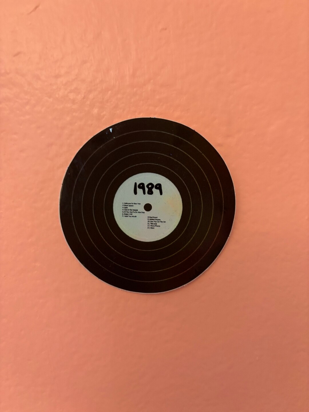 1989 Record 2.5” Holograpgic Vinyl Sticker FREE SHIPPING - Etsy