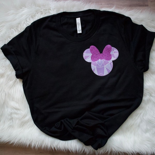 Purple Minnie Mouse Fabric - Etsy