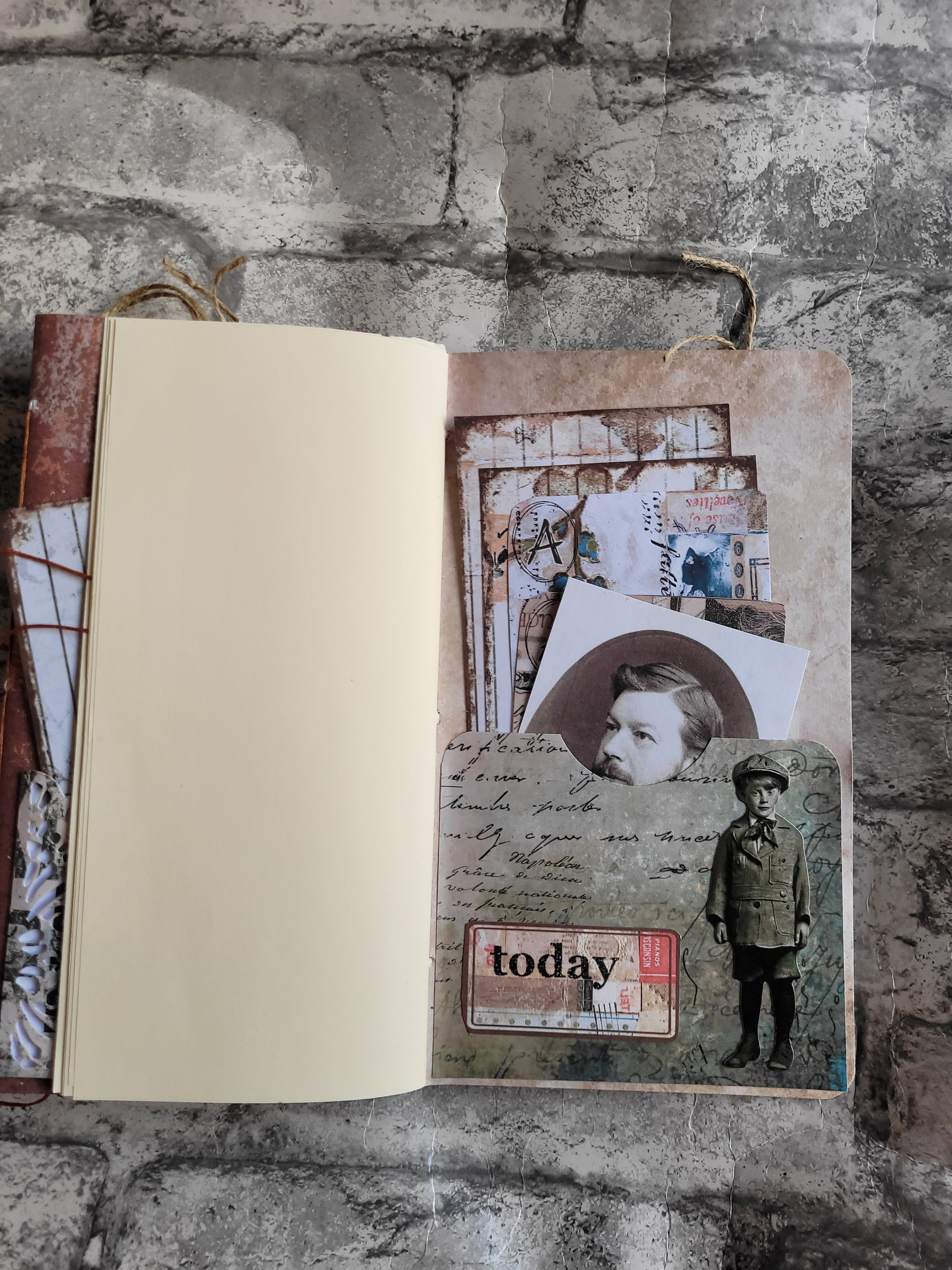 Vintage Themed Flip Flop Junk Journal - Etsy