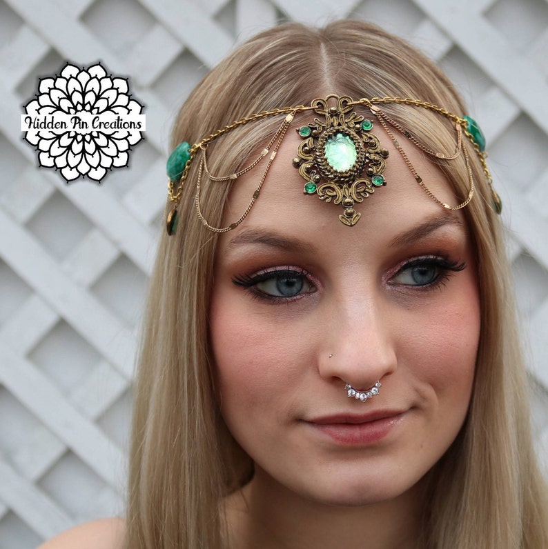 Earth Goddess Circlet Crown Festival Headpiece Costume - Etsy