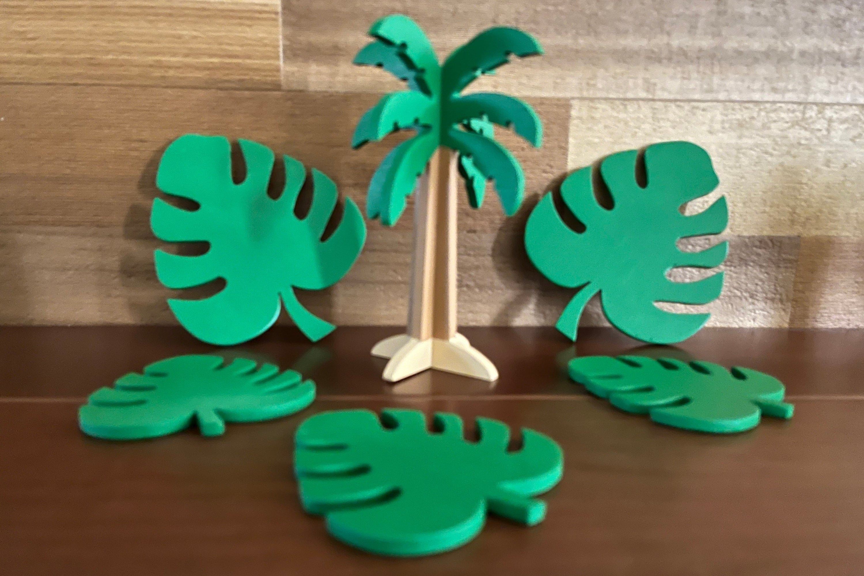 3D Wooden Palm Tree - Etsy