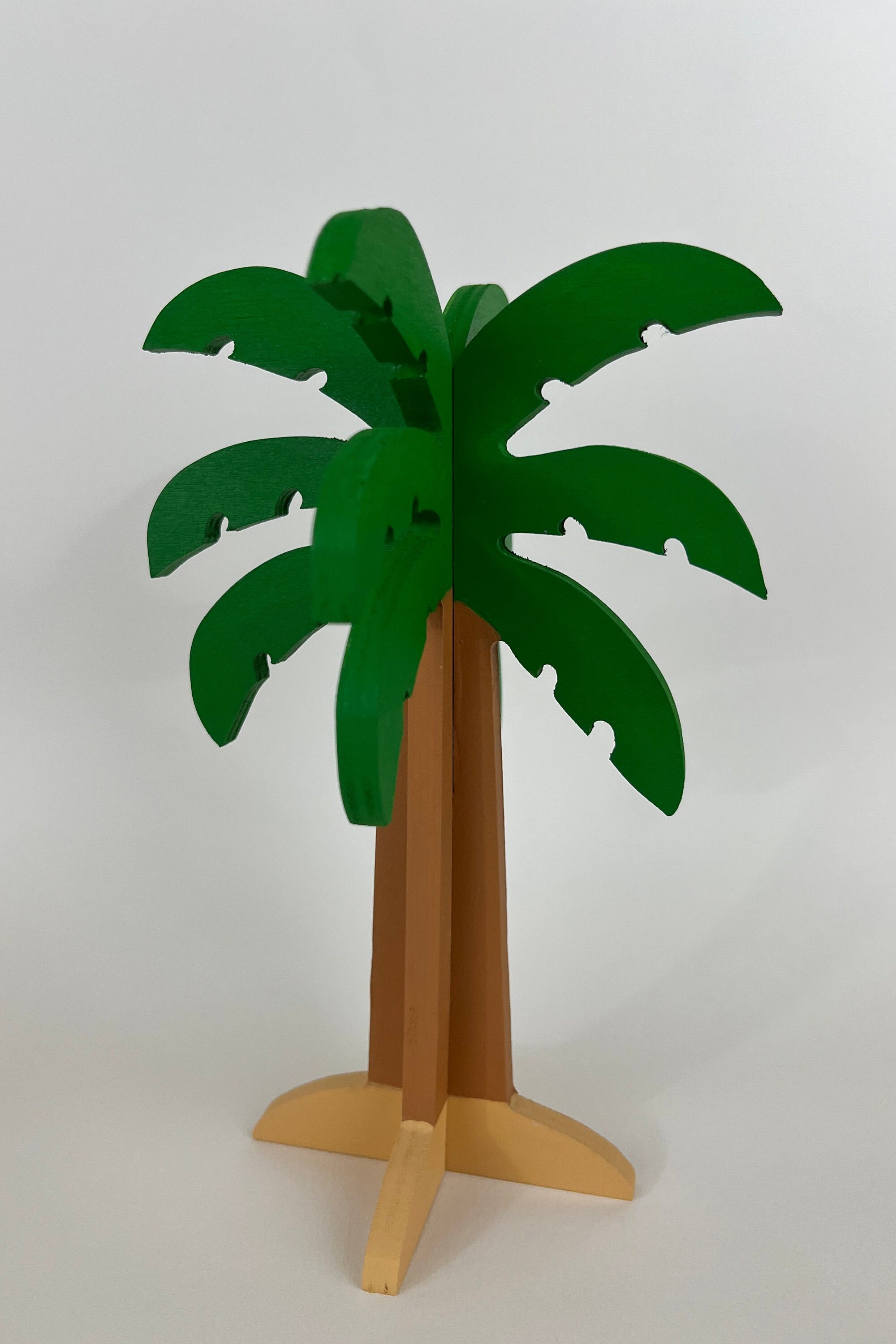 3D Wooden Palm Tree - Etsy
