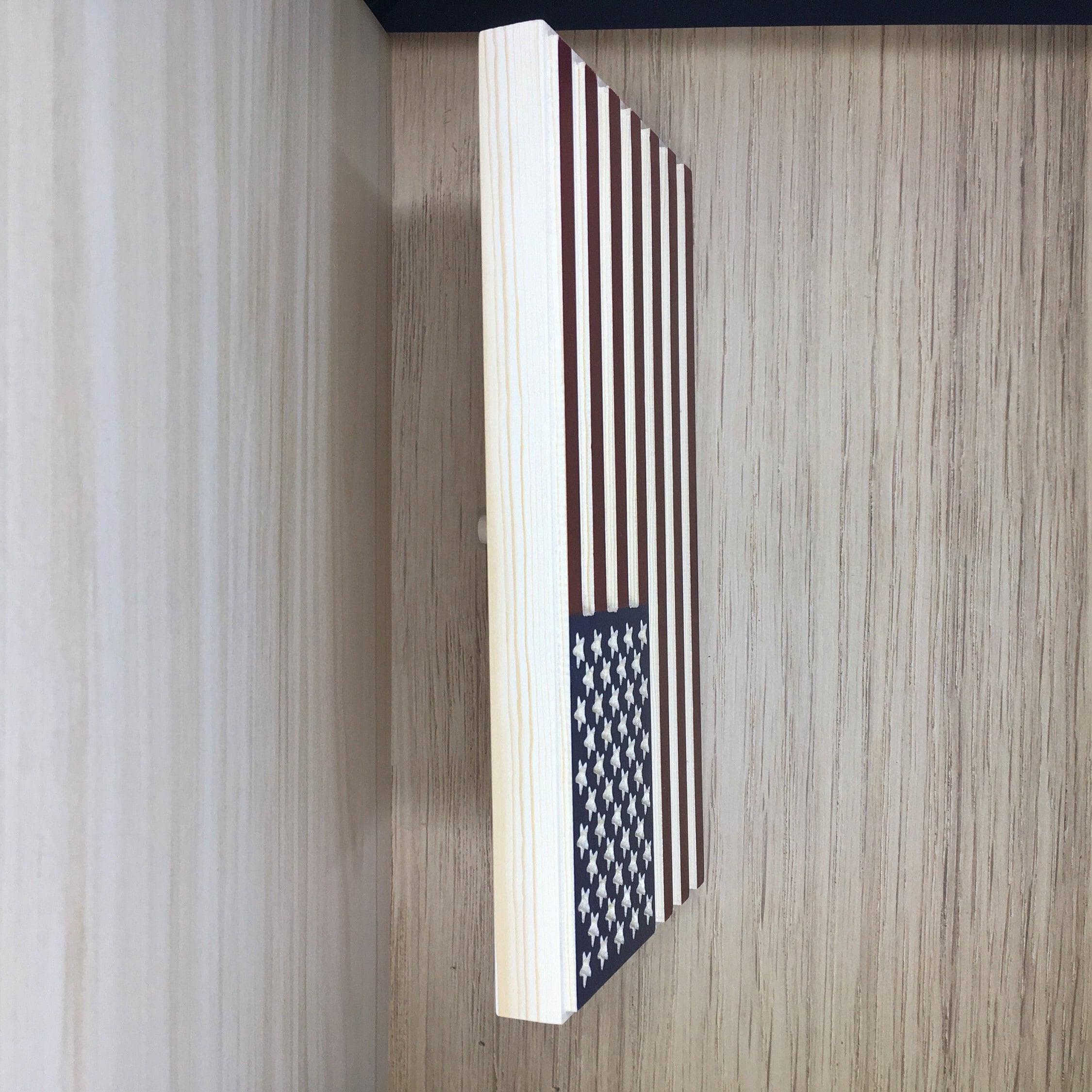 Desk Top Wooden American Flag - Etsy