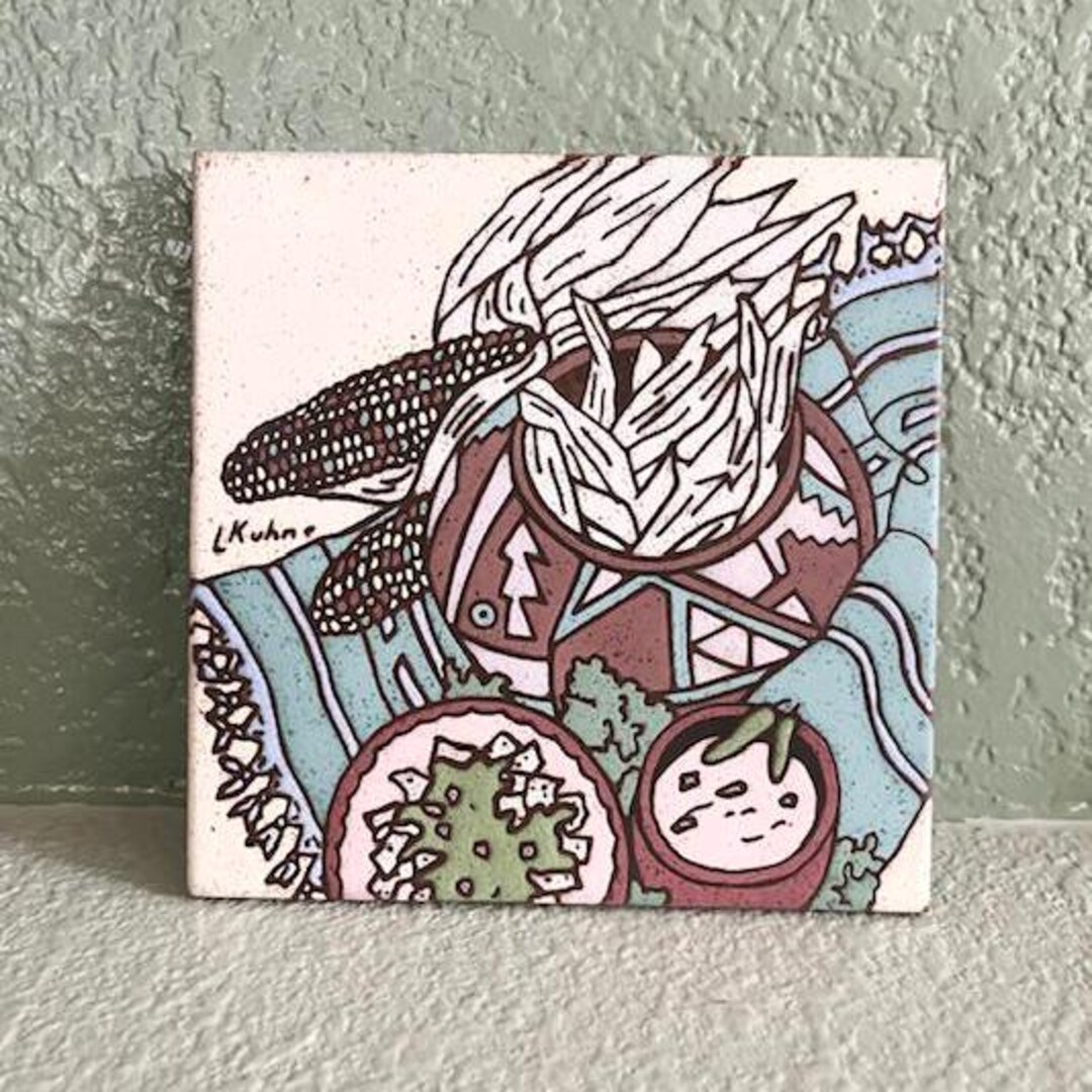 Vintage 1984 L Kuhne Decorative Tile - Etsy