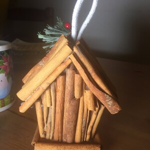 Handmade Christmas Cinnamon Birdhouse - Etsy